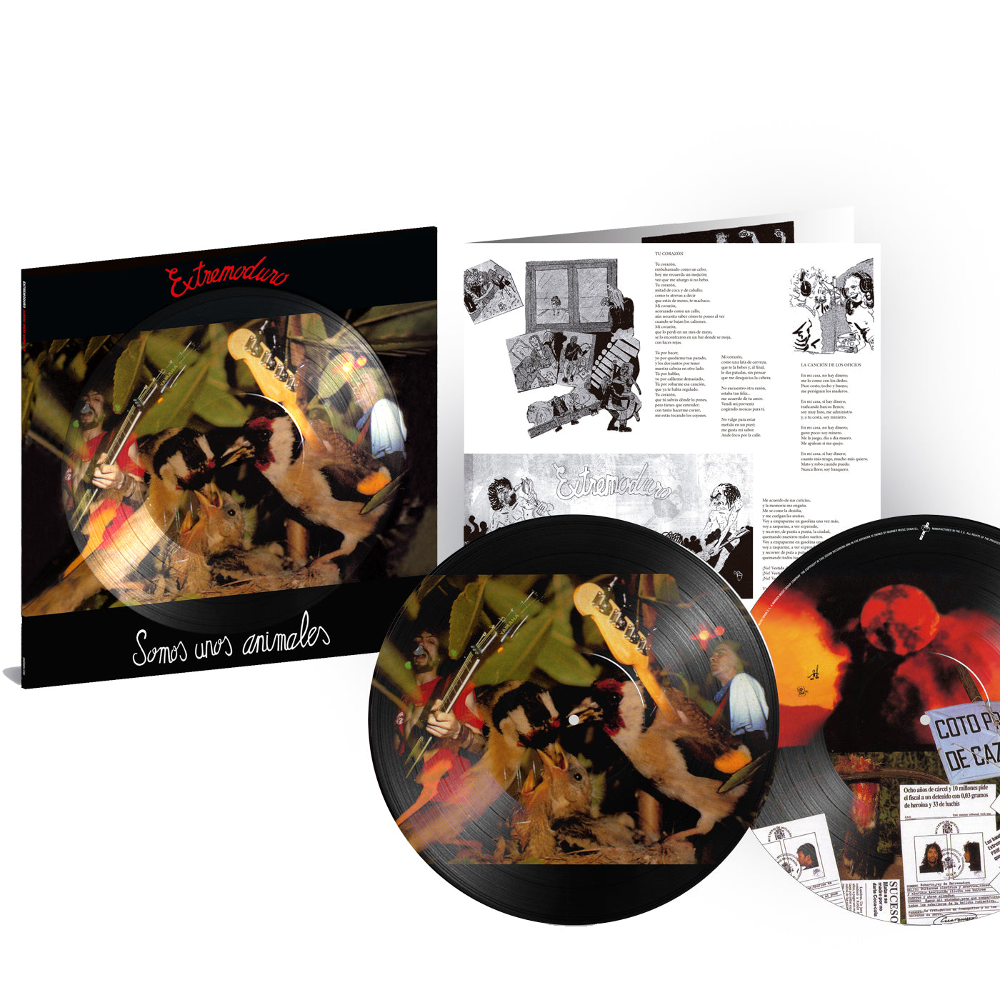 LP - Picture Disc - Somos unos animales – Extremoduro